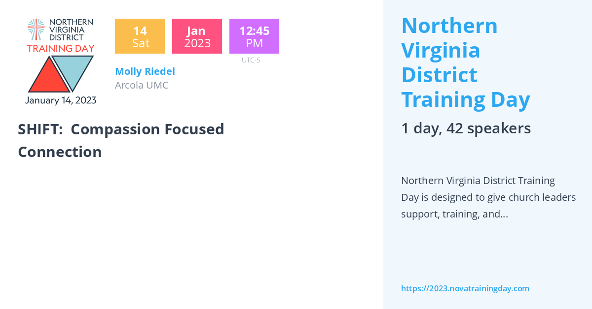 Molly Riedel - Northern Virginia District Training Day