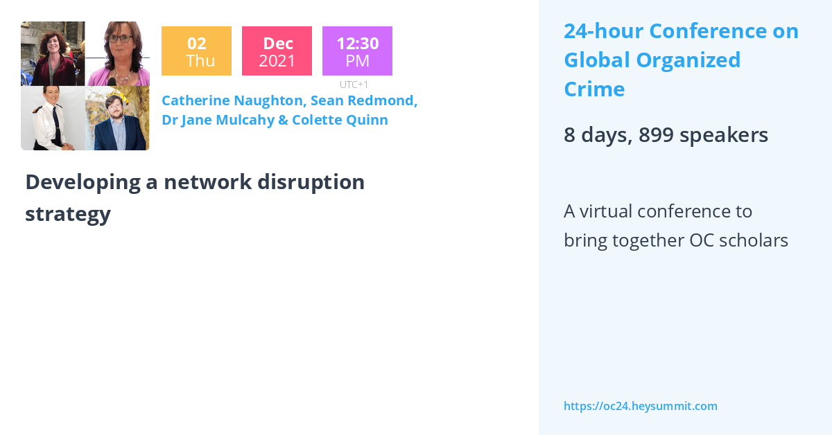 Colette Quinn - 24-hour Conference on Global Organized Crime