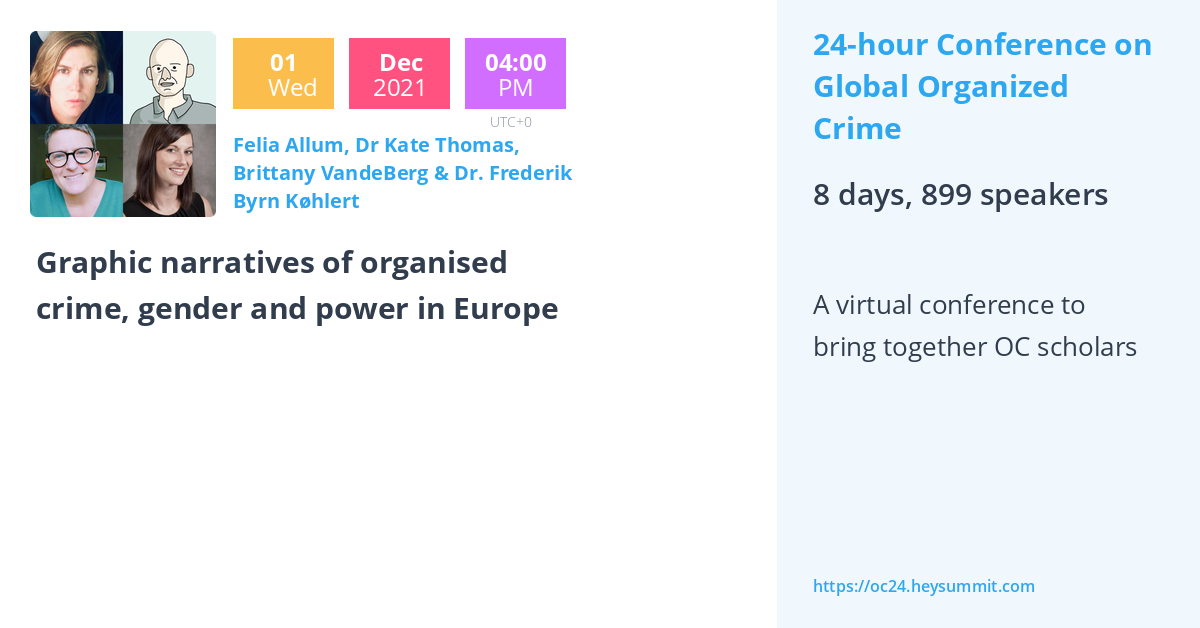 Dr Kate Thomas - 24-hour Conference on Global Organized Crime