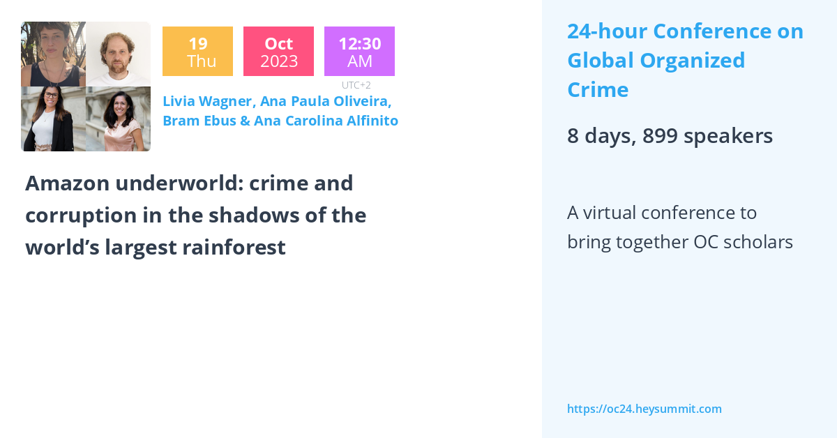 Livia Wagner - 24-hour Conference on Global Organized Crime
