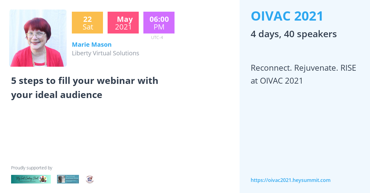 Marie Mason - OIVAC 2021