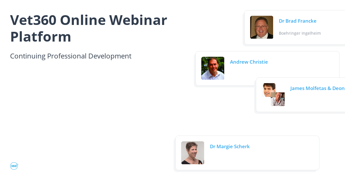 Vet360 Online Webinar Platform by Vetlink