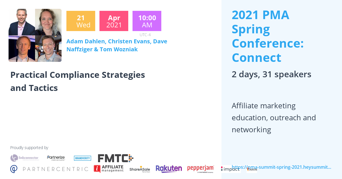 Practical Compliance Strategies and Tactics - 2021 PMA Spring ...
