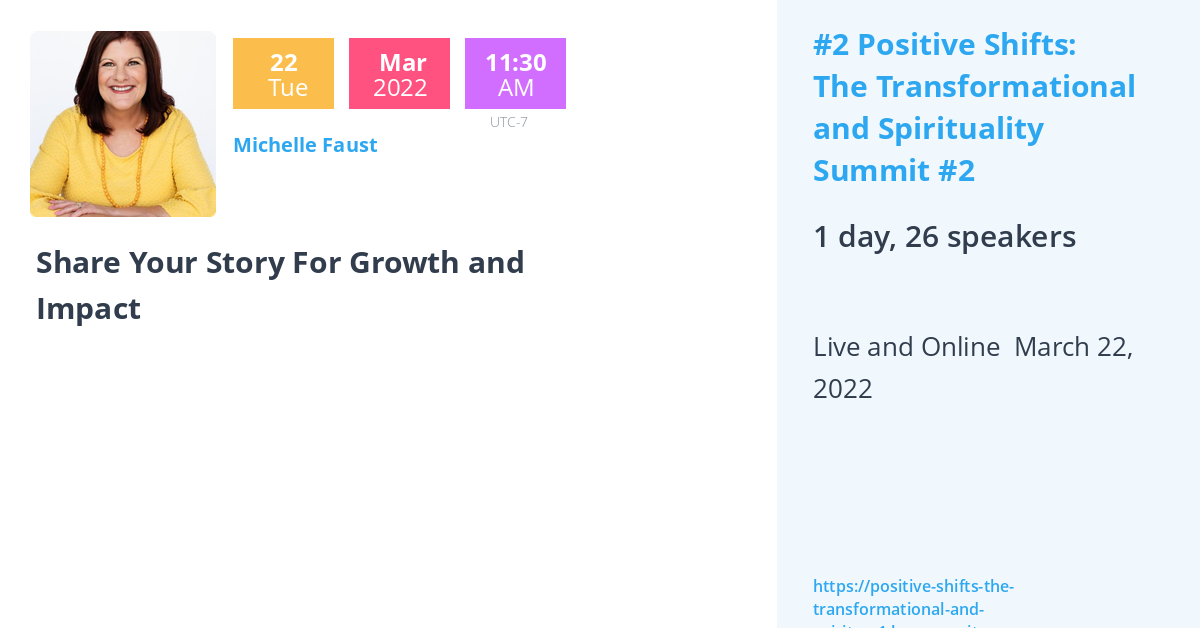 Michelle Faust - #2 Positive Shifts: The Transformational and ...