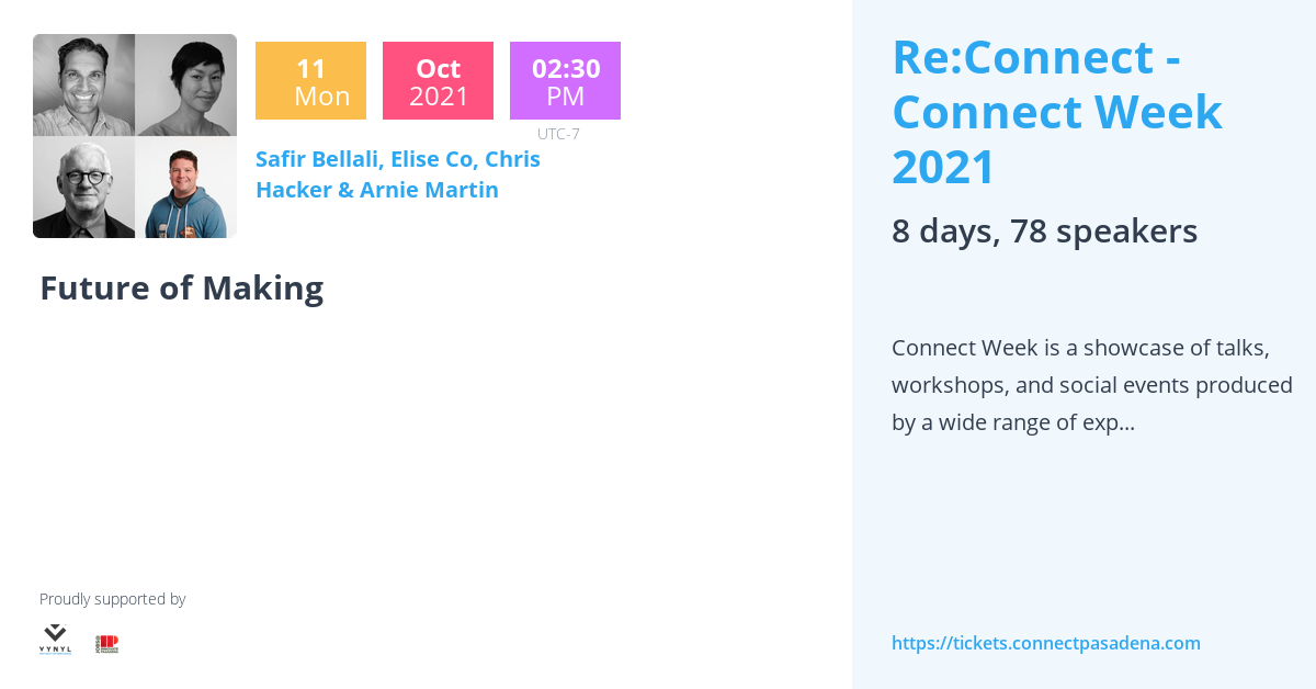 Elise Co - Re:Connect - Connect Week 2021