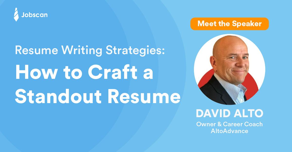 Resume Writing Strategies - Crafting a Standout Resume