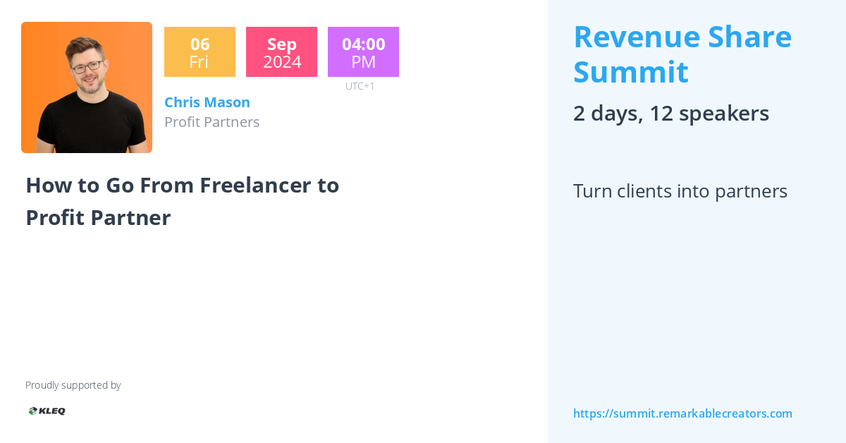 How to Go From Freelancer to Profit Partner