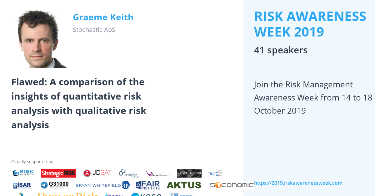 Graeme Keith - RISK AWARENESS WEEK 2019