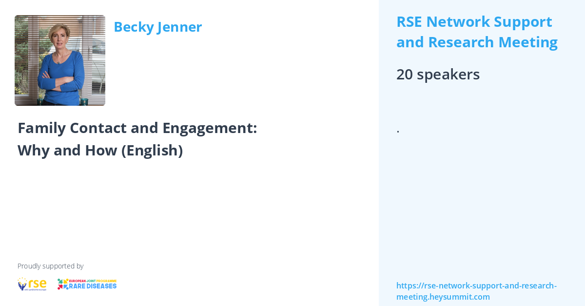 Family Contact and Engagement: Why and How (English) - RSE Network ...