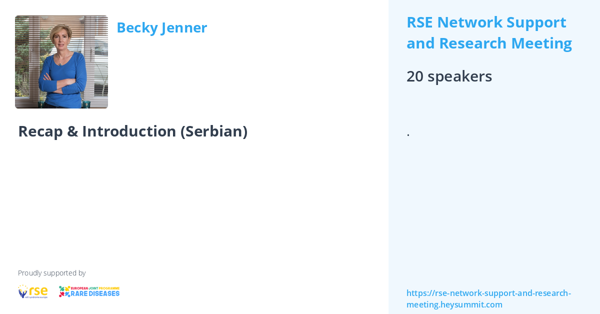 Recap & Introduction (Serbian)