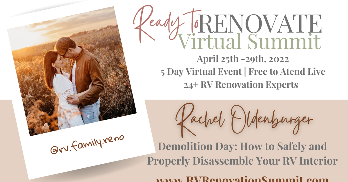 Demolition Day: How to Safely and Properly Disassemble Your RV Interior ...