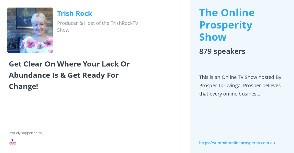 Trish Rock - The Online Prosperity Show