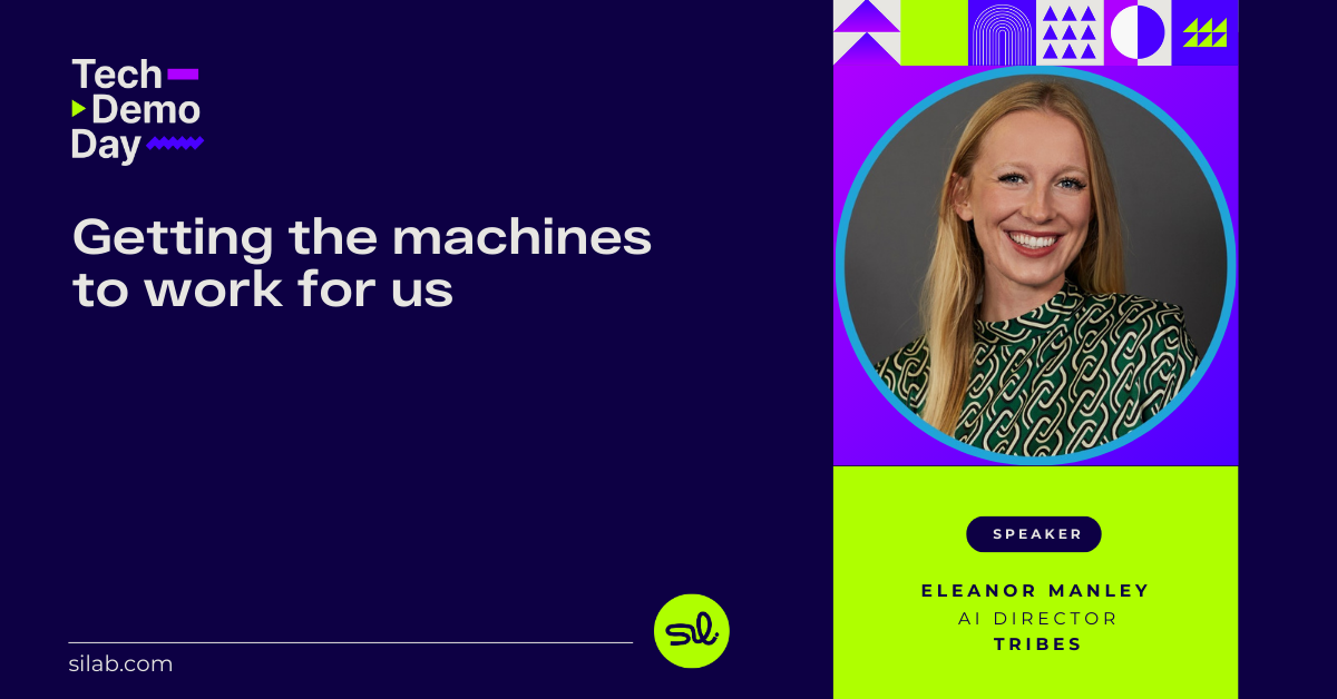 Presentation: Getting the machines to work for us