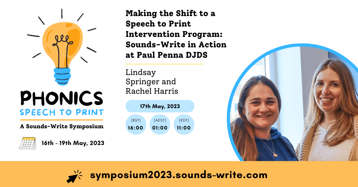 Making the Shift to a Speech to Print Intervention Program: Sounds ...