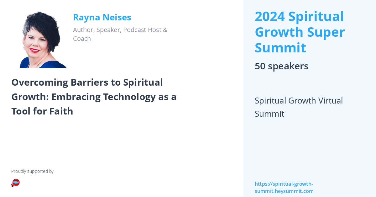 Overcoming Barriers to Spiritual Growth: Embracing Technology as a Tool ...