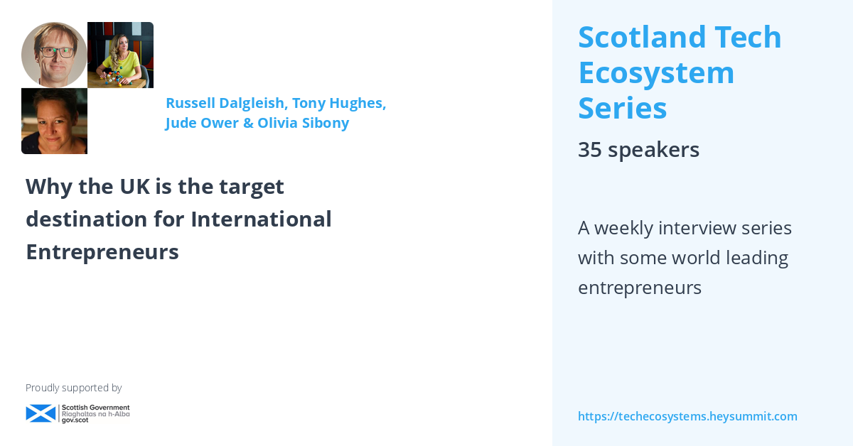 Jude Ower - Scotland Tech Ecosystem Series