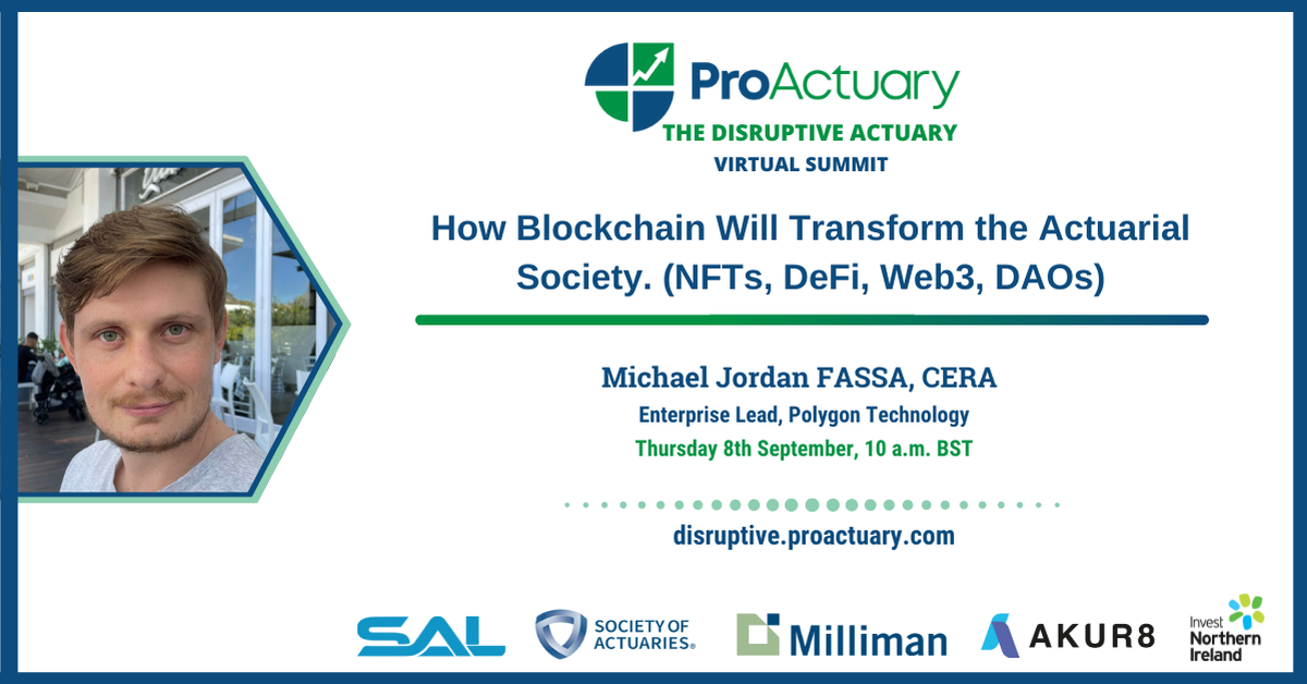 Michael Jordan FASSA, CERA - The Disruptive Actuary Virtual Summit