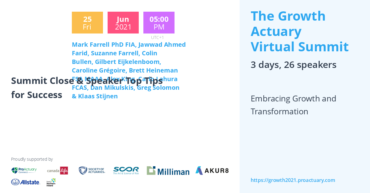 Colin Bullen - The Growth Actuary Virtual Summit