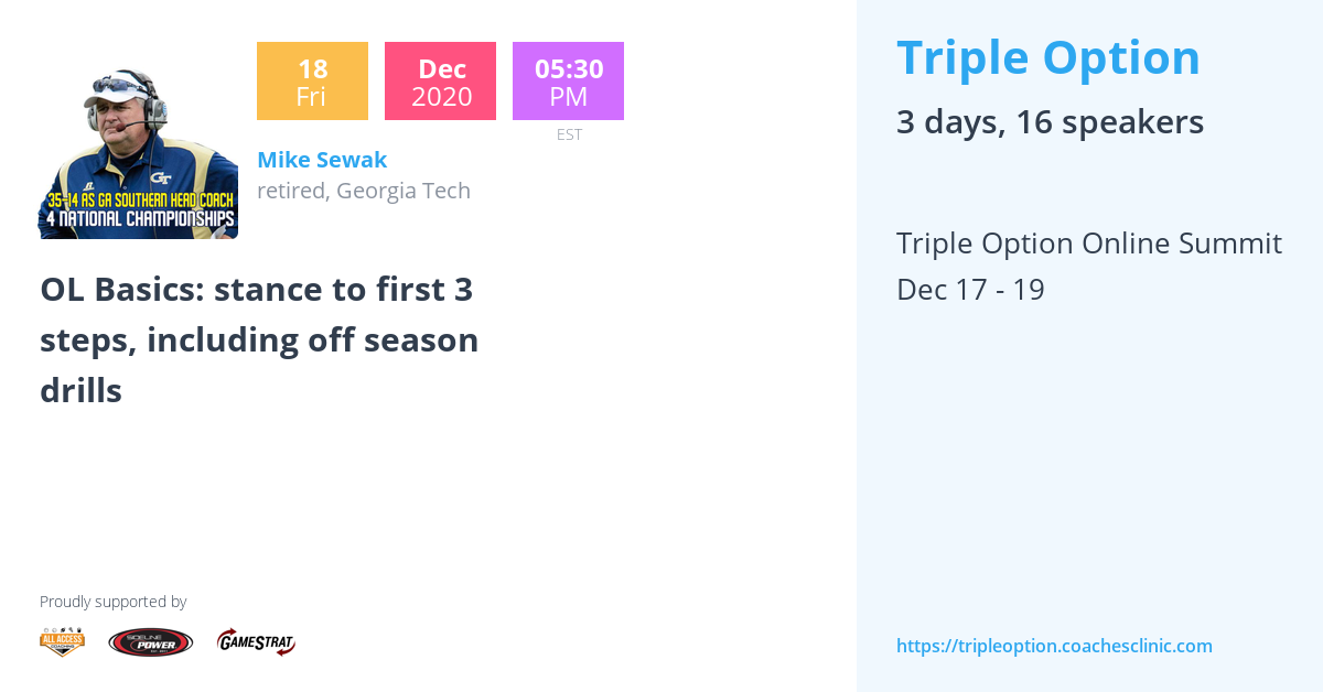 OL Basics: stance to first 3 steps, including off season drills