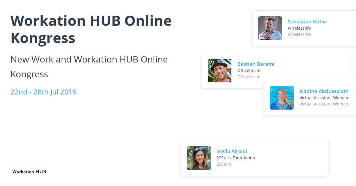 Workation HUB Online Kongress by Workation HUB