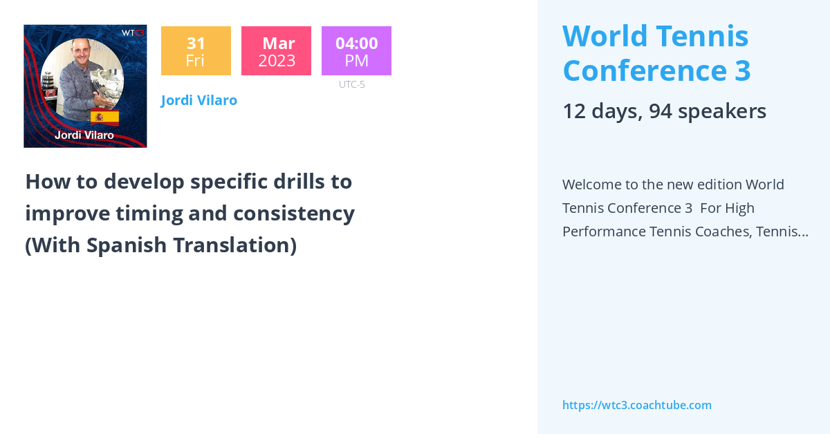 How to develop specific drills to improve timing and consistency (With ...