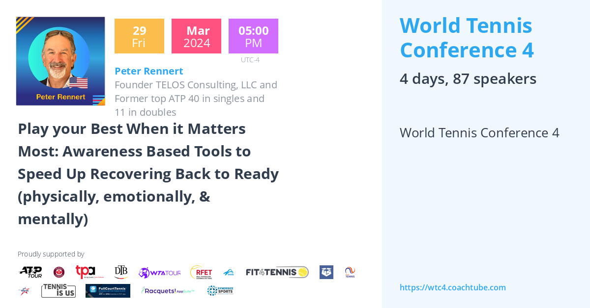 Peter Rennert - World Tennis Conference 4