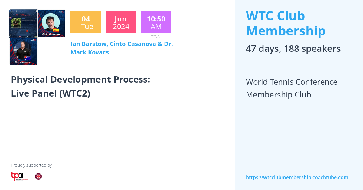 Physical Development Process: Live Panel (WTC2)