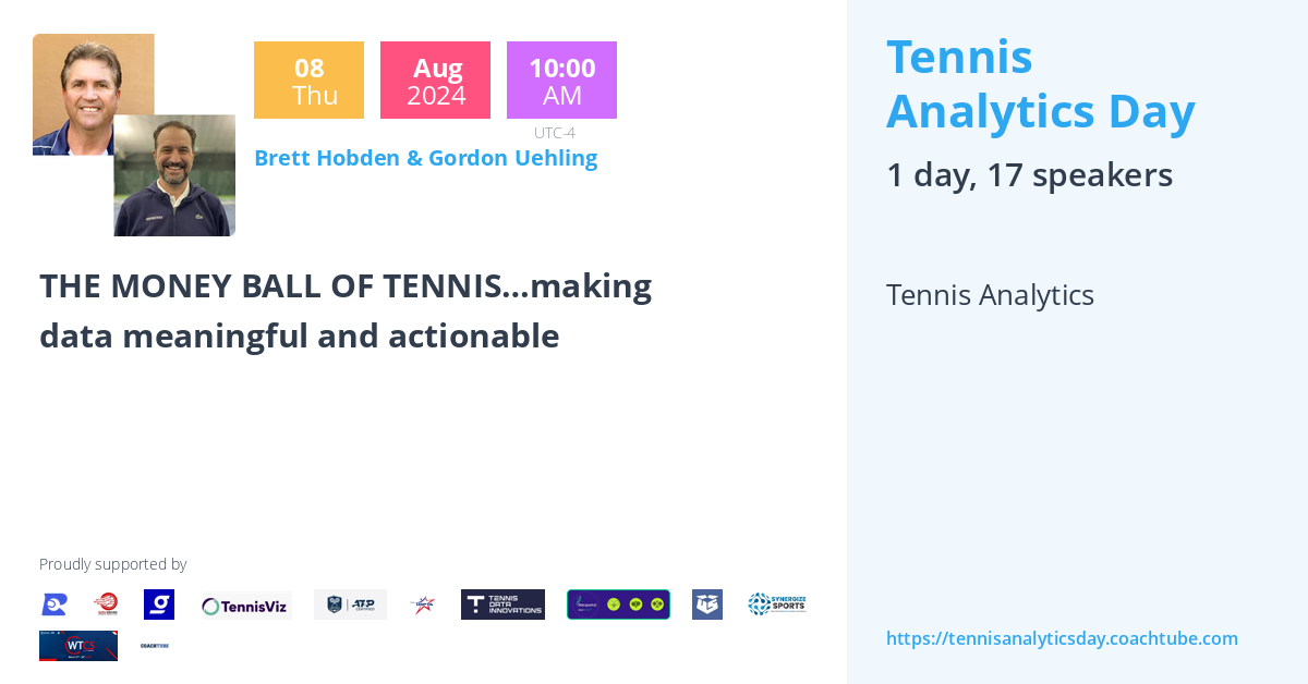 Gordon Uehling - Tennis Analytics Day