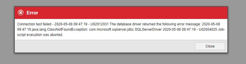 Issues running jobs on SQL Agent 12.3.2 Build1581359960567 | Automic ...