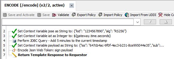 Encode JSON Web Token Assertion | Layer7 API Management