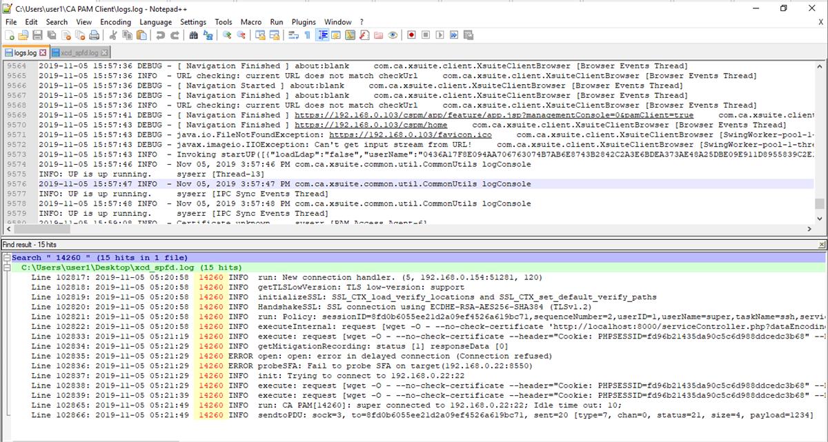 PAM 3.3. Connection time for SSH sessions was increased to 80 seconds ...