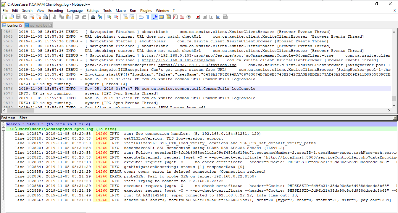 PAM 3.3. Connection time for SSH sessions was increased to 80 seconds ...