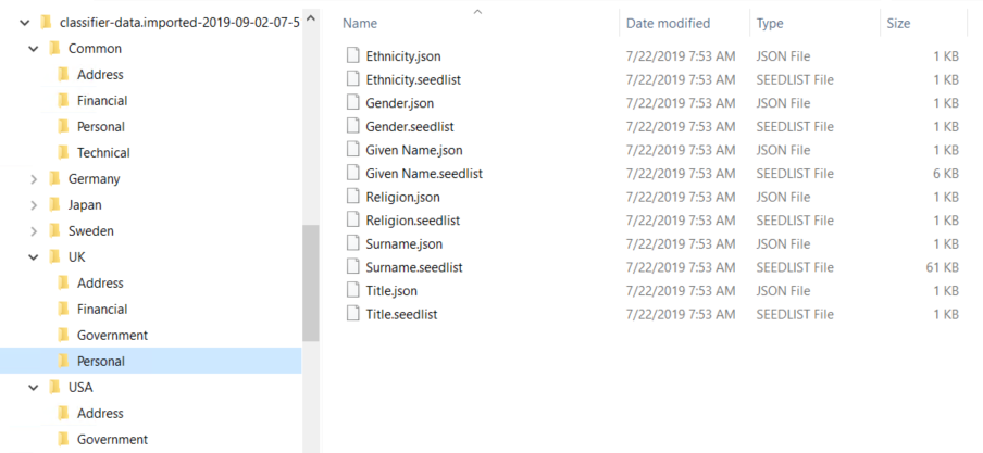 TDM Portal - Classifier Pack - Query | Test Data Manager