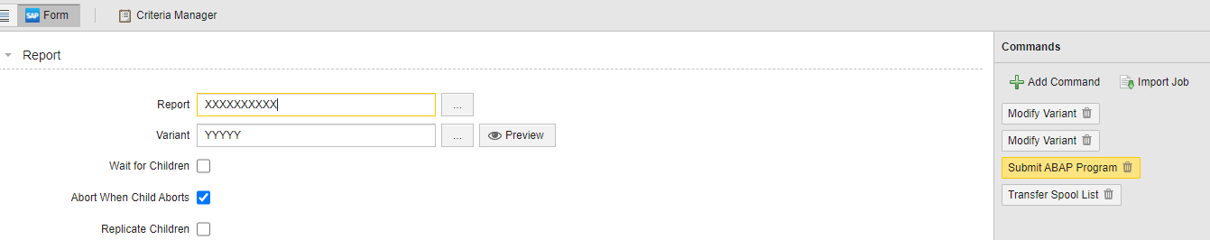 AWA 12.2 : SAP with several steps in a job | Automic Workload Automation