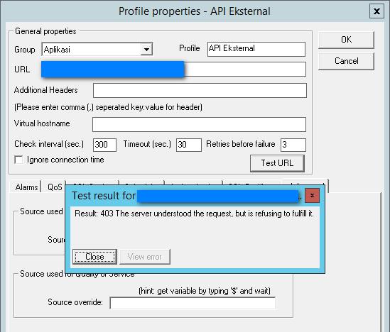 url_response result: 403 the server understood the request, but is refusing to fulfill it | DX ...