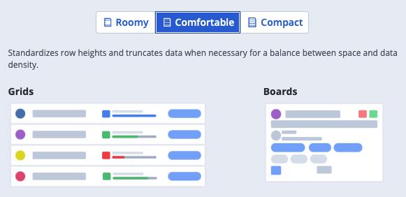 Monday 11/2 Data Density Options will launch 🚀 | Rally Software