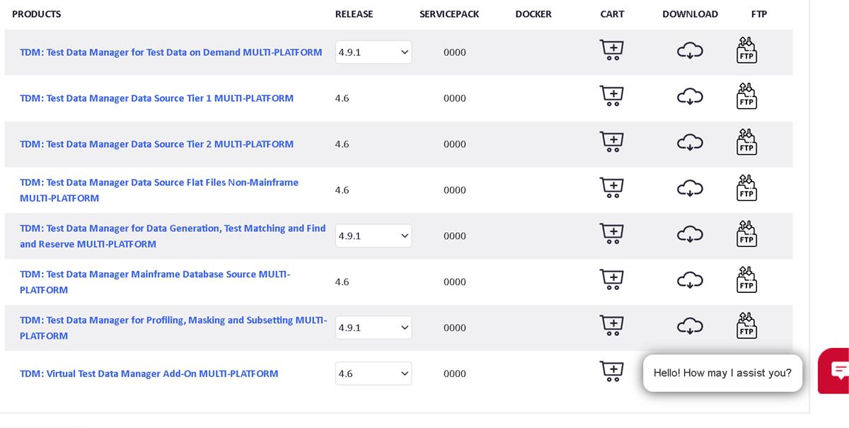 CA TDM License Query | Test Data Manager