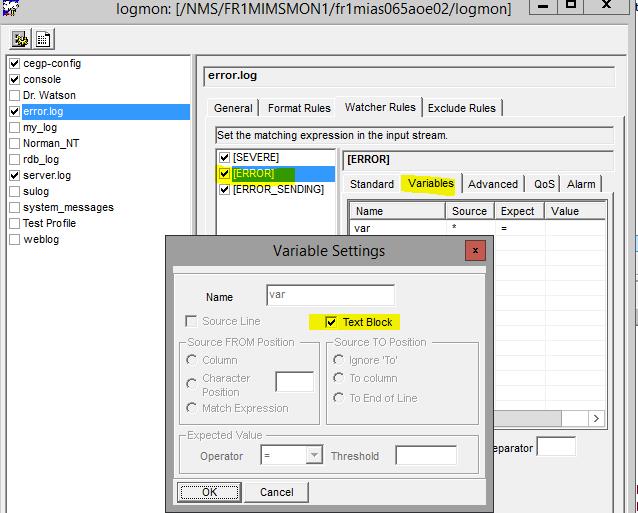 Display multiple lines from log file of logmon | DX Unified Infrastructure Management