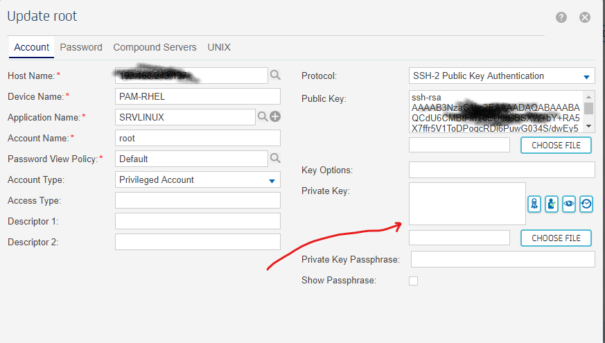 Change SSH Private Keys with schedule jobs CA PAM | Symantec Privileged ...