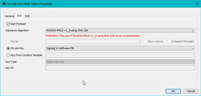 Encode JSON Web Token Assertion | Layer7 API Management