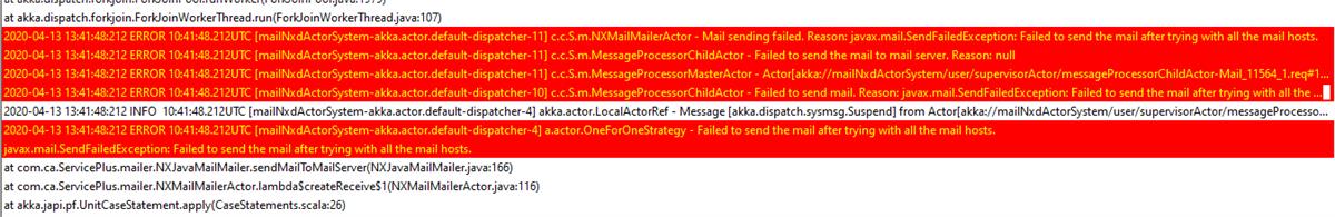 javax.mail.AuthenticationFailedException: 535 5.7.3 Authentication unsuccessful | CA Service ...