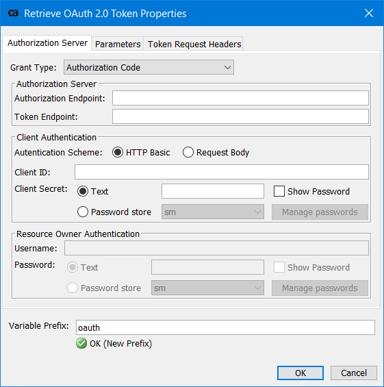RetrieveOauthToken Assertion outputs missing parameters | Layer7 API Management