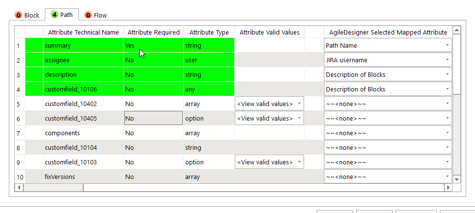 Getting Error: Unrecognized field name while exporting the stored paths to jira | Agile ...