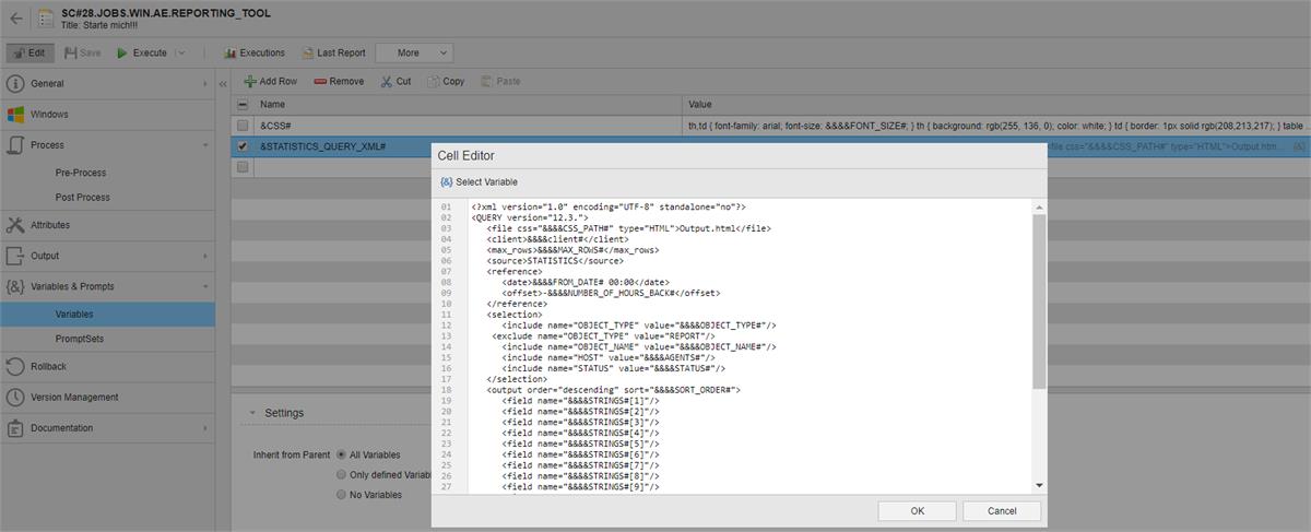 Need to know how to fetch the report of all list of Jobs in Automic 11. ...
