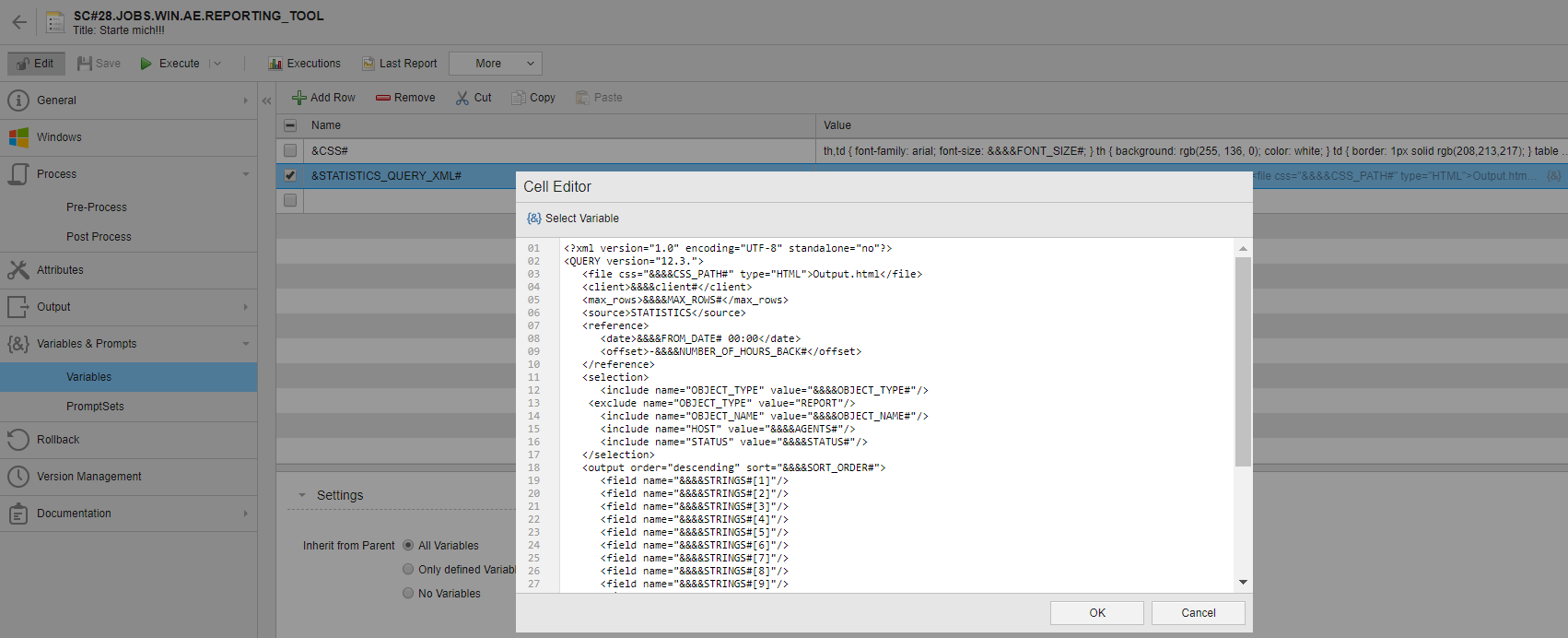 Need to know how to fetch the report of all list of Jobs in Automic 11.2 | Automic Workload ...