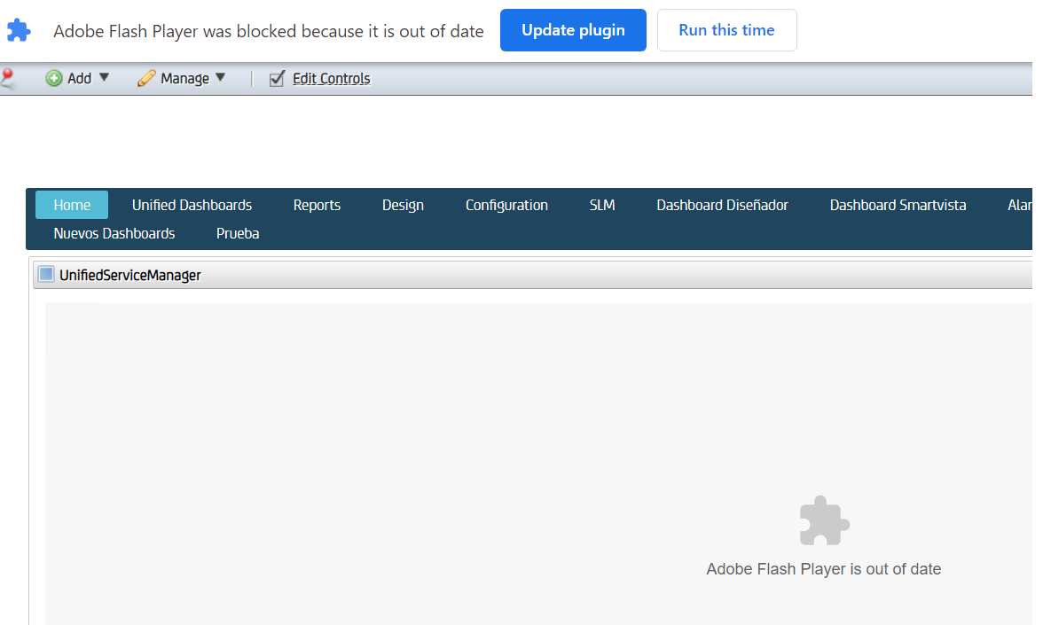 Adobe Flash Player EOL | DX Unified Infrastructure Management