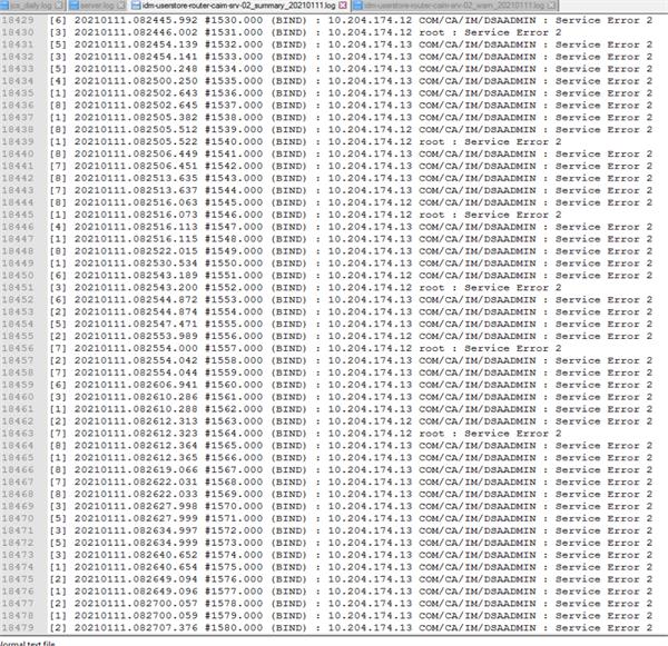 CA Identity Suite 14.2 - User Store needed restart often | Symantec IGA