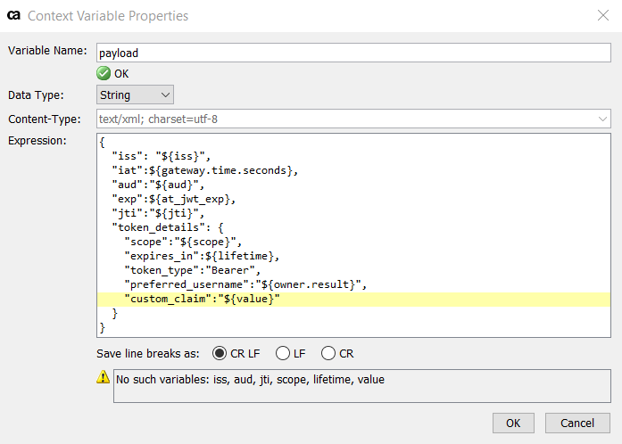 Adding profile and email claims to JWT | Layer7 API Management