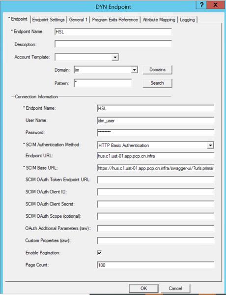 IDM - SCIM enpoint - set TLS/SNI | Symantec IGA