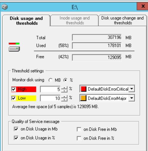 CDM DISK Threshold keeps reverting back to PCT | DX Unified ...